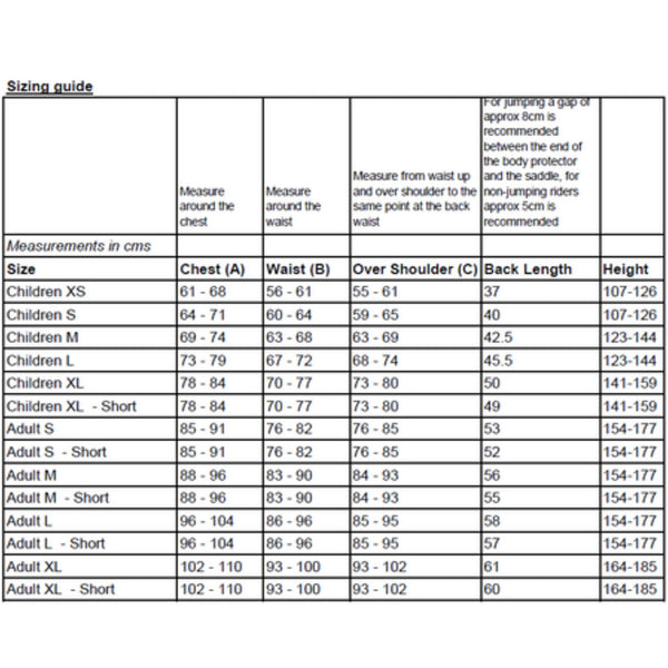 Gatehouse Body Protector Superflex Contour Adult - The Horse Rug Whisperer
